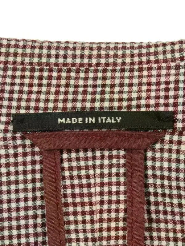 Hermès 2000s Check Seersucker Blazer