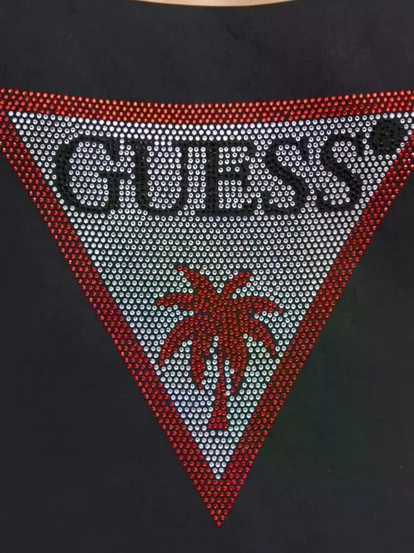 Guess Embellished Logo One-piece Swimsuit