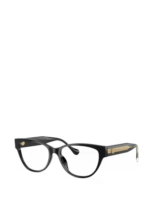 Versace Cat-eye Frame Glasses - Black