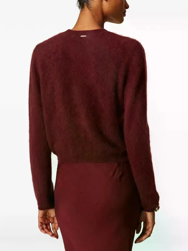 TWINSET Brushed Wool Crew Neck Jumper