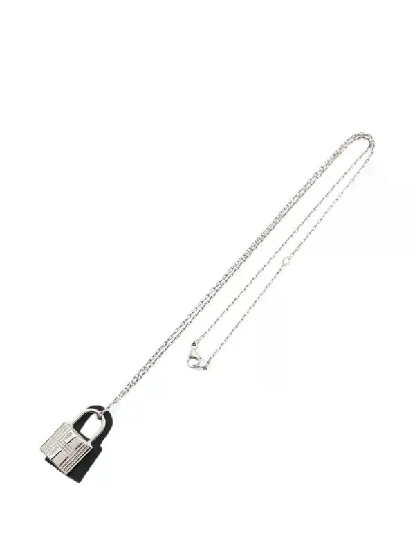 Hermès 2019 O'kelly Padlock Necklace - Silver