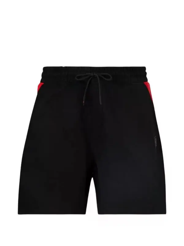 Hugo Drawstring-waist Logo-patch Shorts