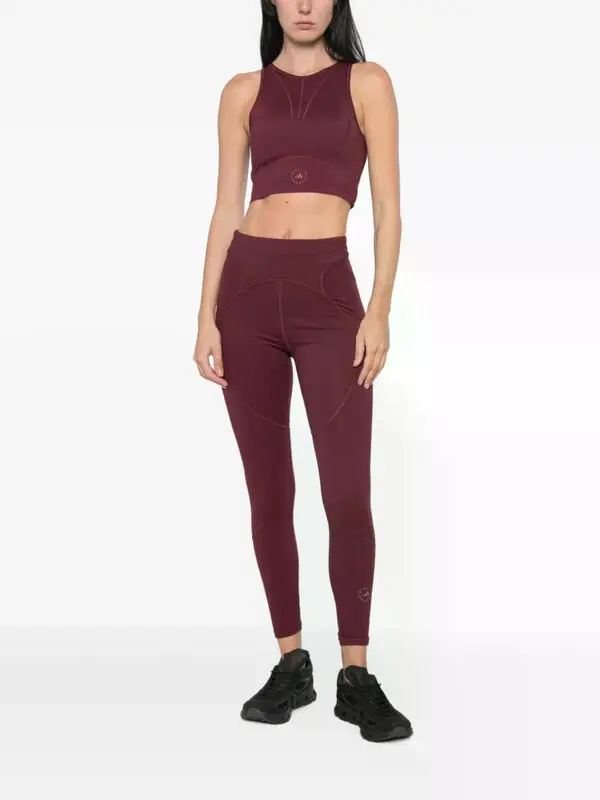 Adidas By Stella McCartney Logo-print Panelled Leggings