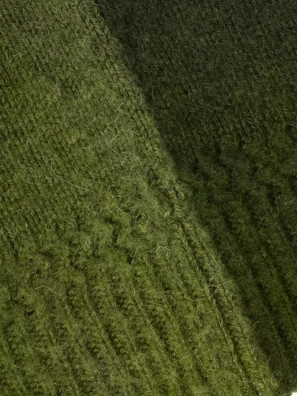 You Must Create Beat Knit Roll-neck Sweater