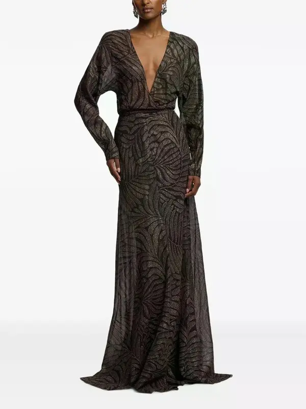 Ralph Lauren Shannen V-neck Maxi Dress