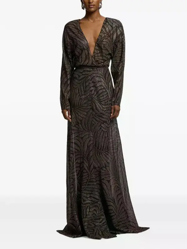 Ralph Lauren Shannen V-neck Maxi Dress