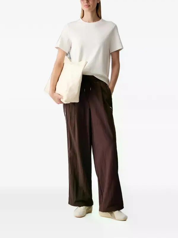 PUMA Drawstring-waist Side-stripe Track Pants