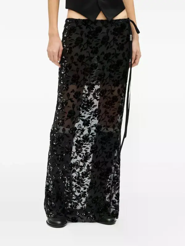 ANN DEMEULEMEESTER Eveline Maxi Skirt - Black