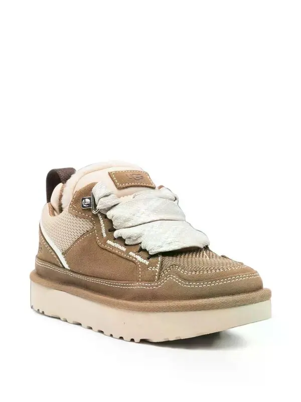 UGG Lowmel Sneakers With Shearling Lining - Brown