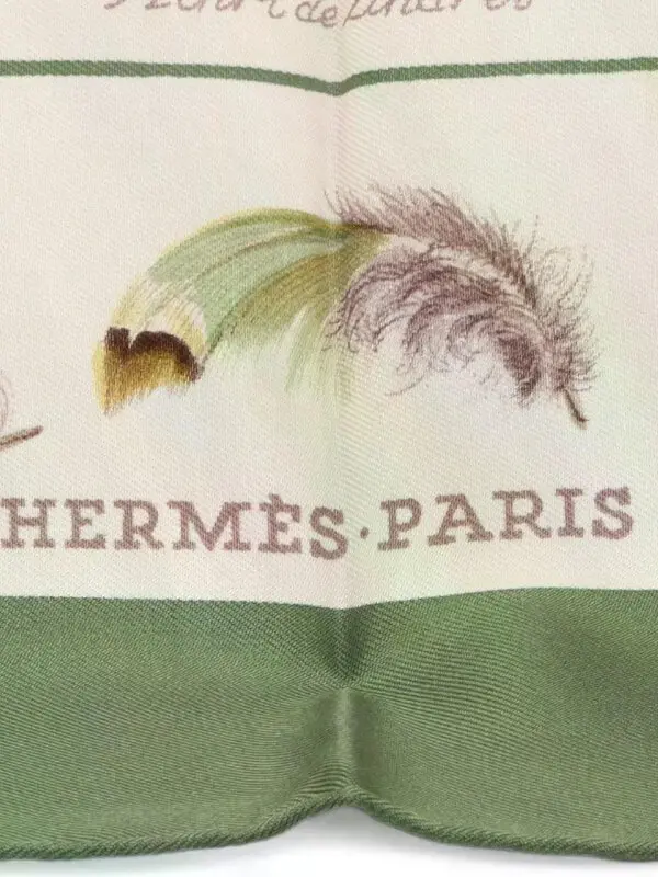 Hermès 2000s Plumes Scarf