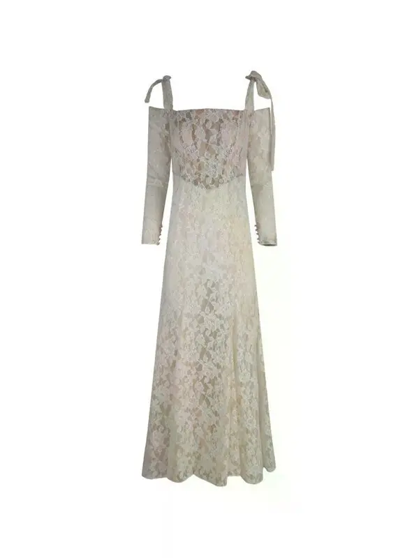 Galia Lahav Maxi Dress - White