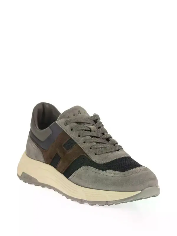 Hogan Hyperlight Suede And Leather Sneakers