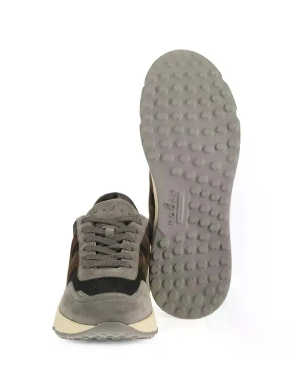 Hogan Hyperlight Suede And Leather Sneakers