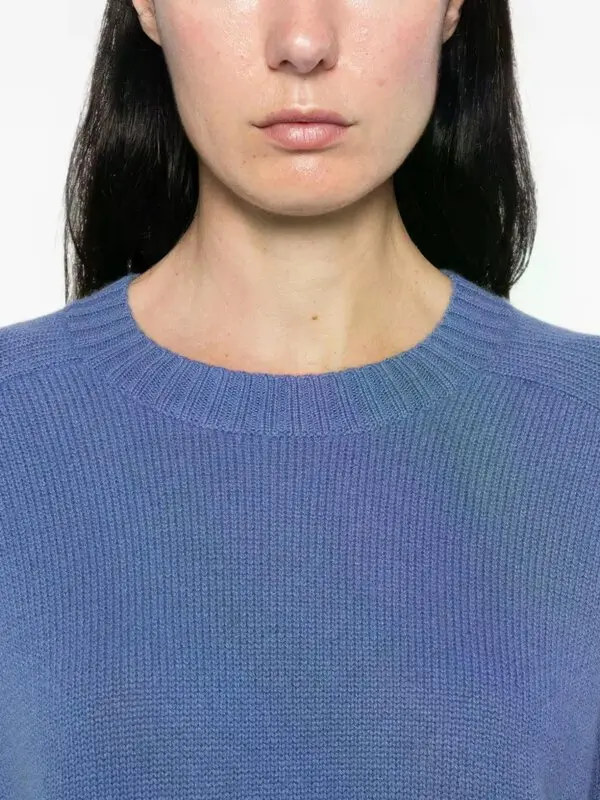 ALLUDE Short-sleeve Sweater