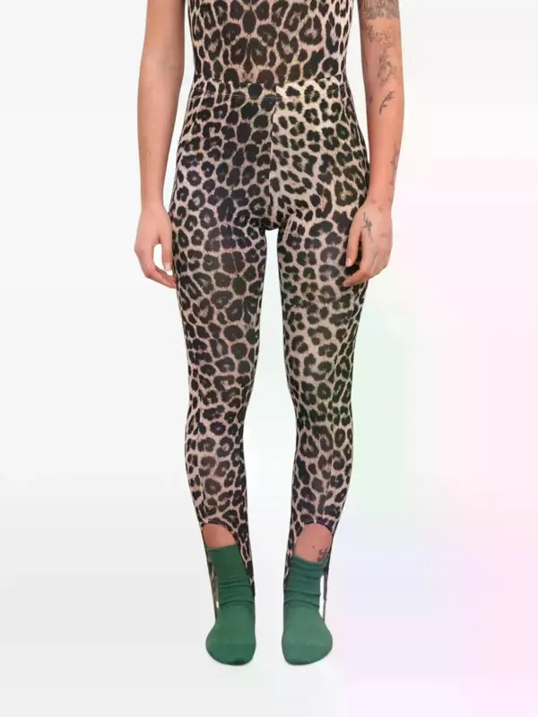 BASERANGE Sync Leopard-print Leggings