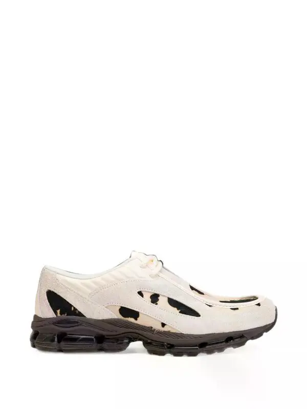 NEW BALANCE Cow-print Panelled Sneakers - Neutrals