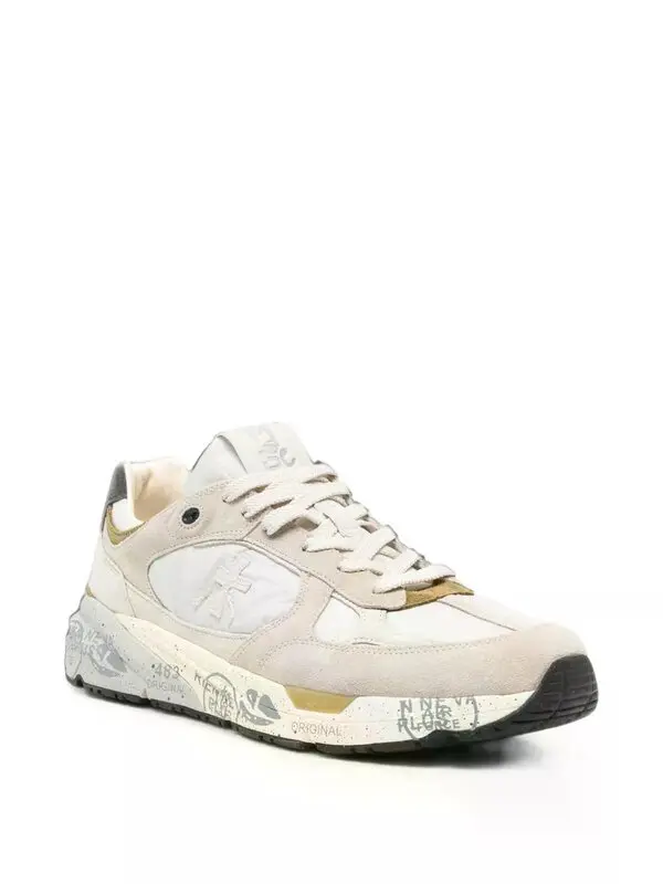 Premiata Mase Suede-panelled Sneakers