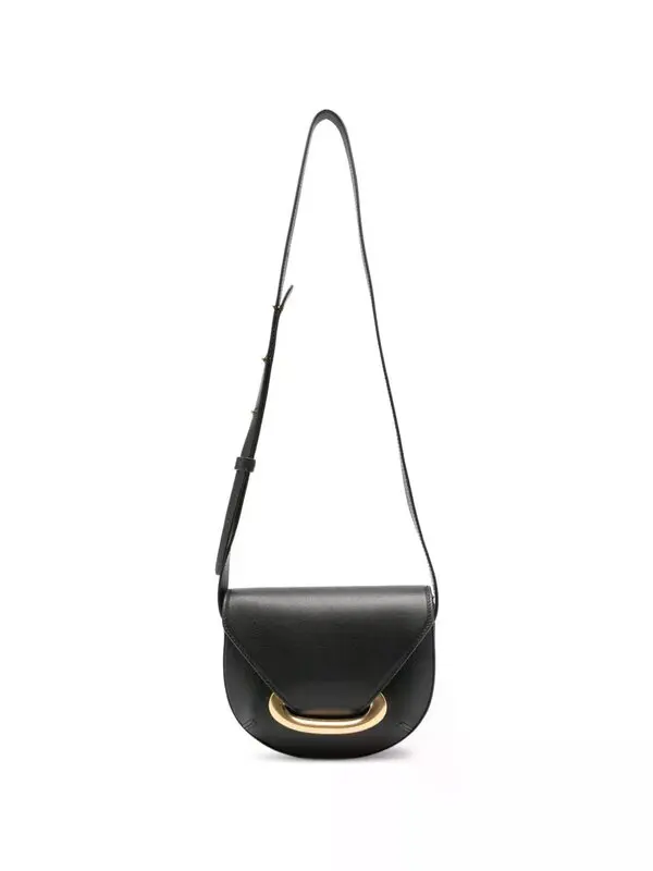 WANDLER Veneto Leather Shoulder Bag - Black