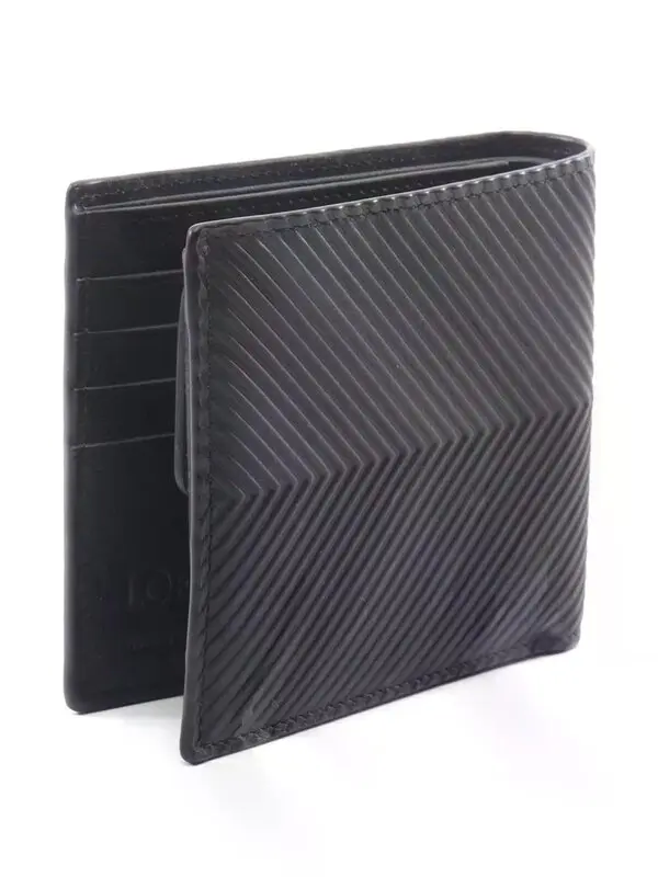 Loewe 2020s Leather Bifold Wallet - Black