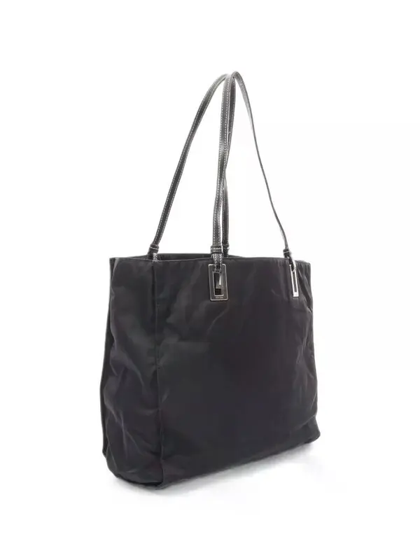 Prada 2000s Logo-plaque Tote Bag