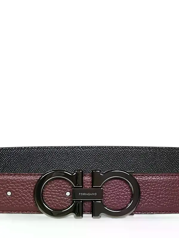 FERRAGAMO Gancini Reversible Leather Belt