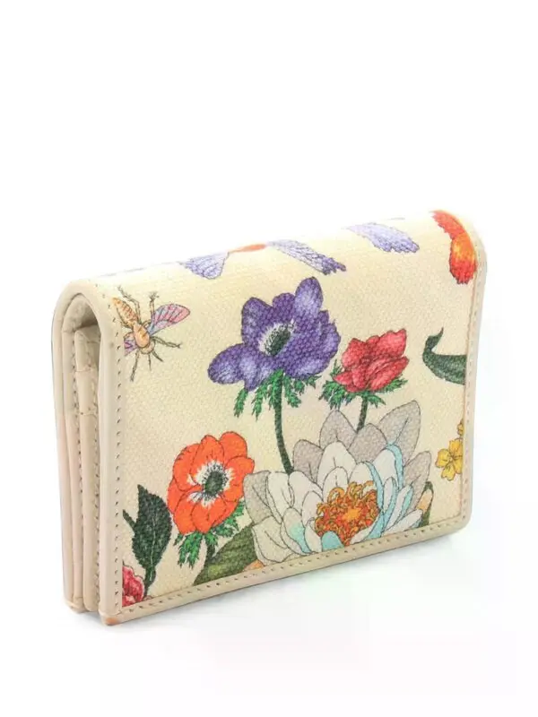 Gucci 2000s Gg Marmont Flora Wallet