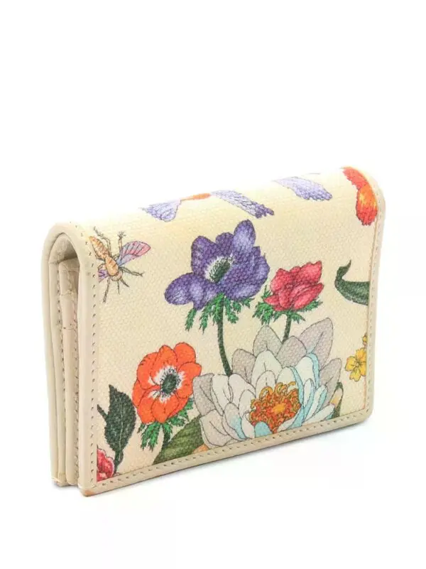 Gucci 2000s Gg Marmont Flora Wallet