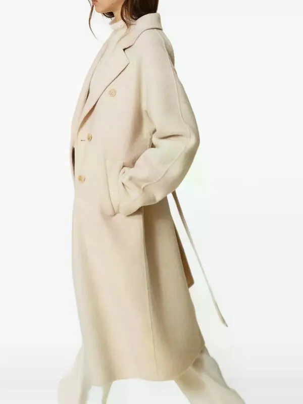 TWINSET Belted Double-breasted Coat