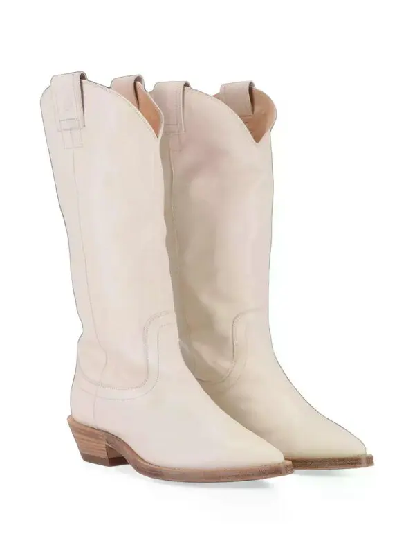 TOD'S Pointed-toe Cowboy Boots - Neutrals