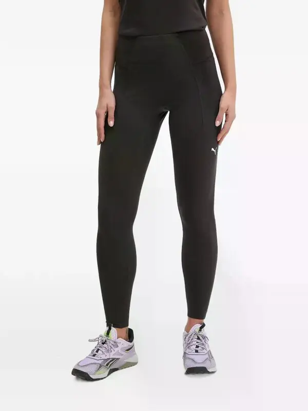 PUMA Logo-print Leggings - Black