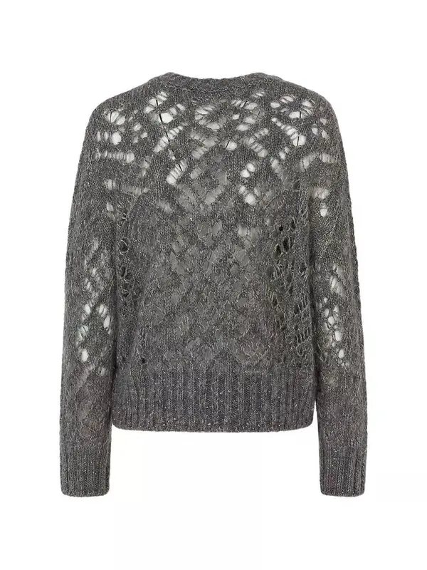 Max Mara Open-knit Sweater