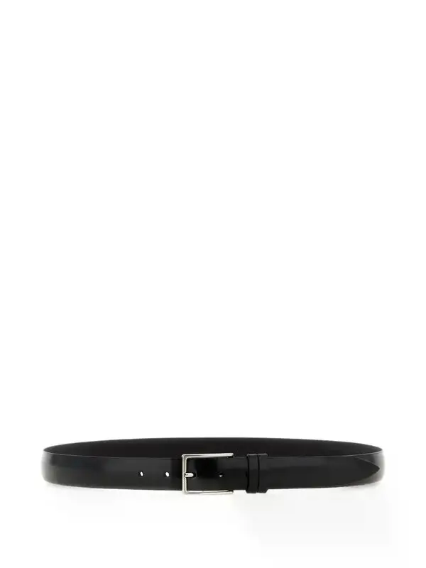 ZERBINI CLAUDIO Brushed Leather Belt