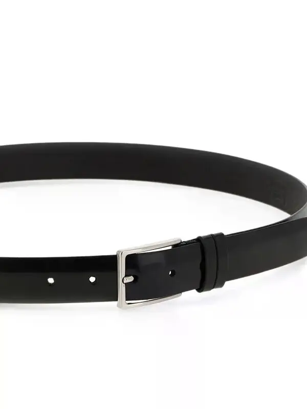ZERBINI CLAUDIO Brushed Leather Belt