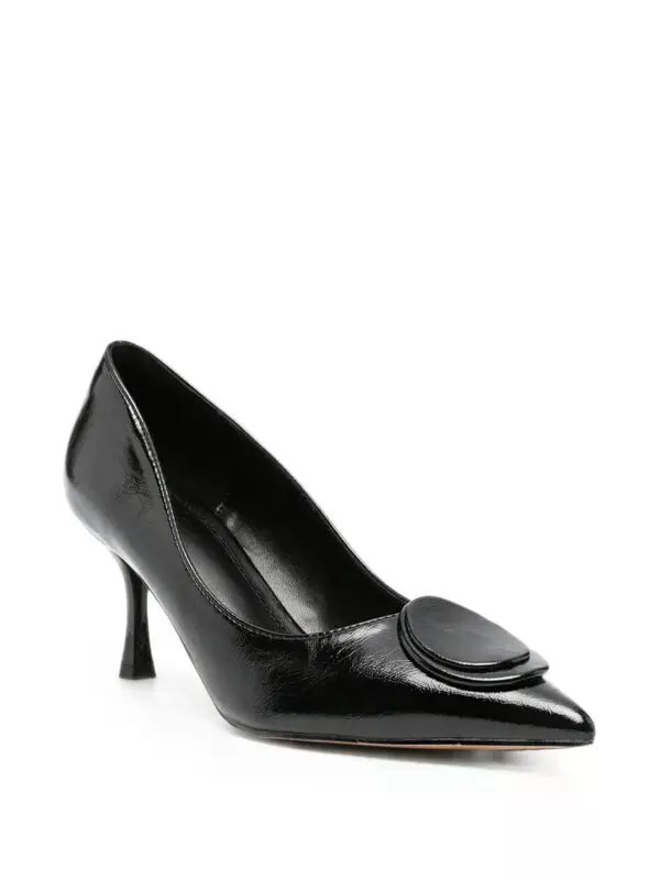 TWENTY FOURHAITCH Luvien Pointed-toe Plaque Pumps