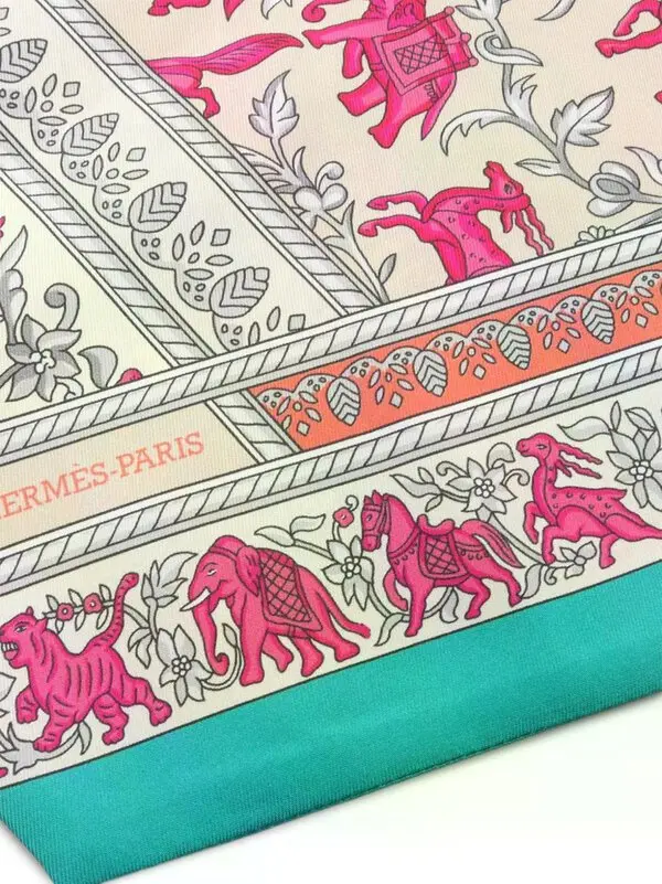 Hermès 2010s Chasse En Inde Scarf