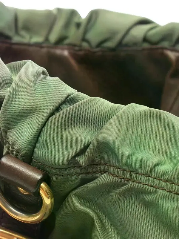 Prada 2000s Nylon Jacquard Tote Bag