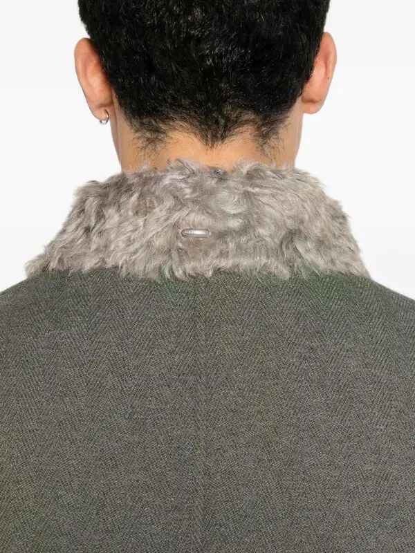 Our Legacy Faux-fur Collar Zip-up Jacket