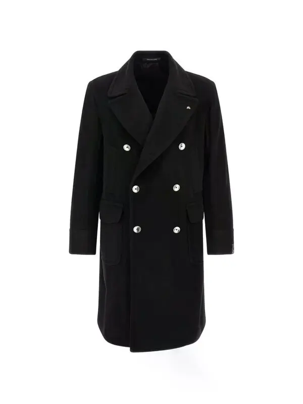 Tagliatore Sherry Double-breasted Coat - Black