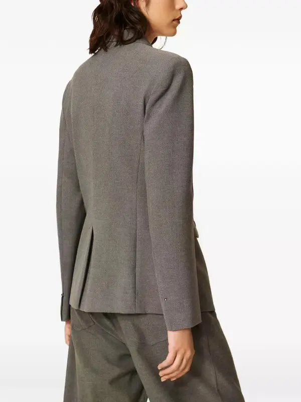 TWINSET Double-breasted Flannel Jacket