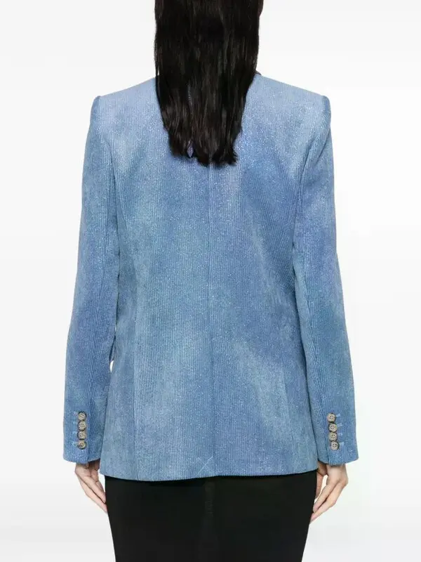 ERMANNO FIRENZE Double-breasted Corduroy Jacket