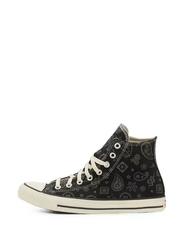 CONVERSE Chuck Taylor All Star Paisley Print High Top Sneakers - Black