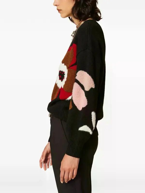 TWINSET Floral Intarsia Jumper
