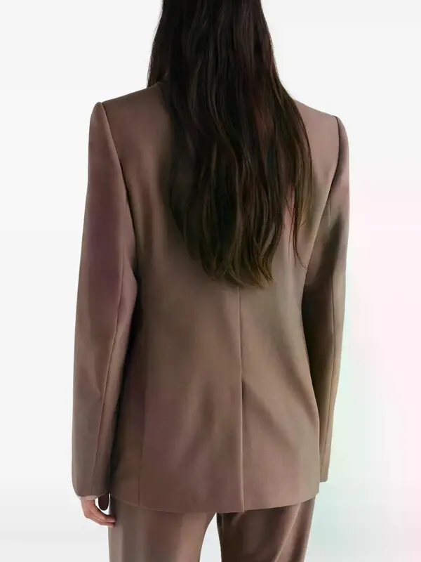 LEMAIRE Double-breasted Tailored Jacket In Tropical Wool Blend