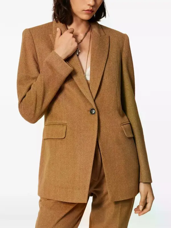 TWINSET Chevron Pattern Blazer
