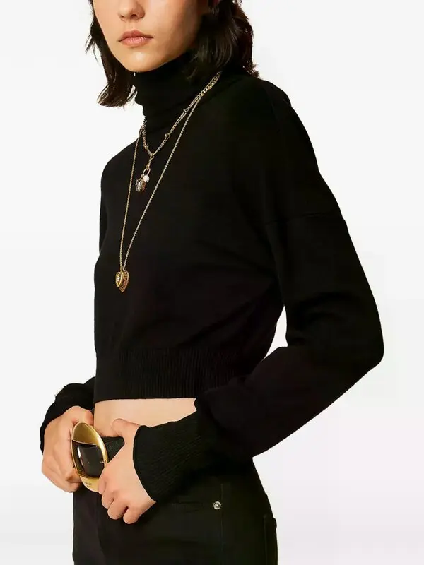 TWINSET Dual-use Knit Shrug With Crossover Neckline