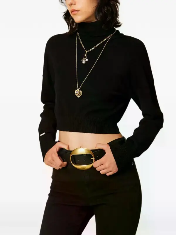 TWINSET Dual-use Knit Shrug With Crossover Neckline