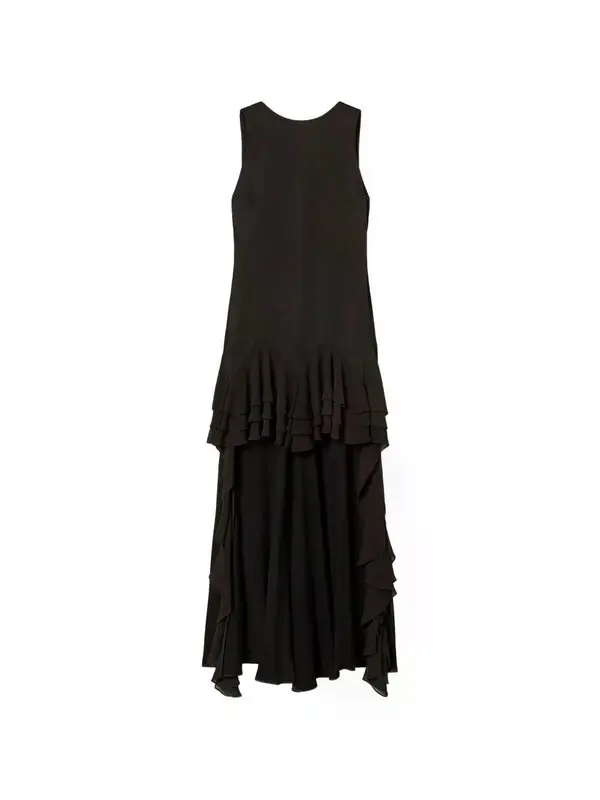 TWINSET Ruffled Asymmetric Dress