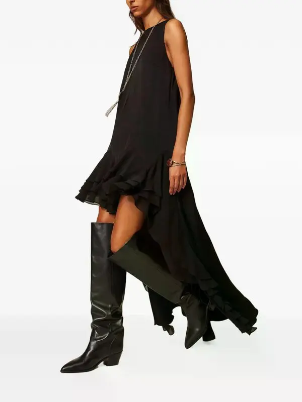 TWINSET Ruffled Asymmetric Dress