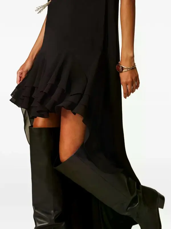 TWINSET Ruffled Asymmetric Dress