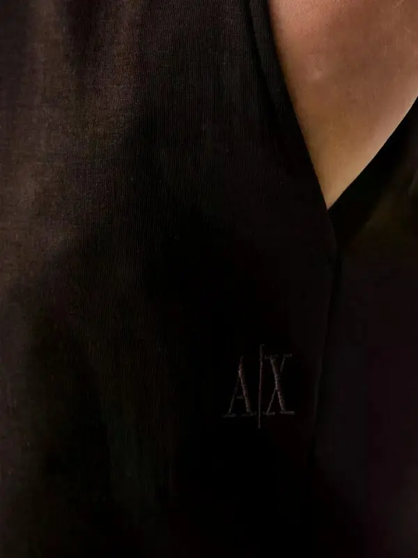 Armani Exchange Logo Embroidered Track Pants